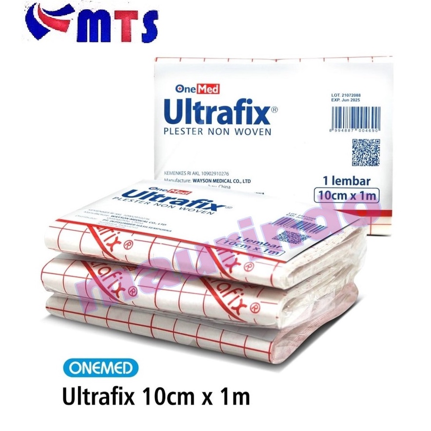 Jual COD - Ultrafix 10 cm x 1 m PACK 1 ROLL Onemed Plester Luka Non ...