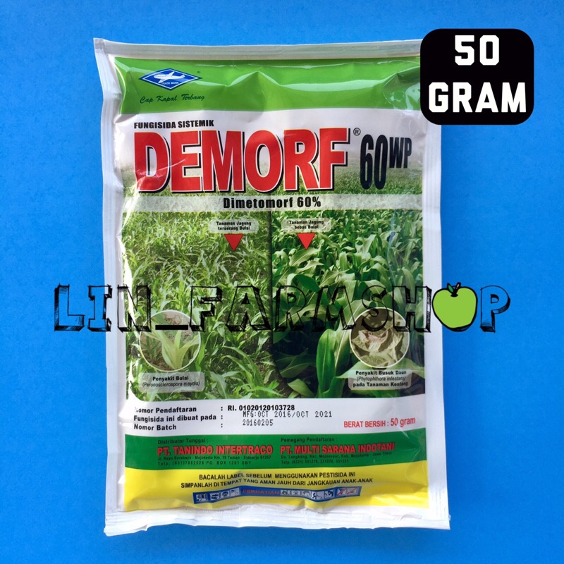 Jual DEMORF 60 WP 50 GRAM FUNGISIDA ORIGINAL 100% | Shopee Indonesia