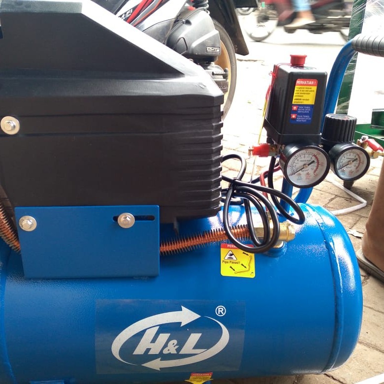 Jual Mesin Kompresor Angin 24 L Direct/ Compressor direct 24L 1HP HNL ...
