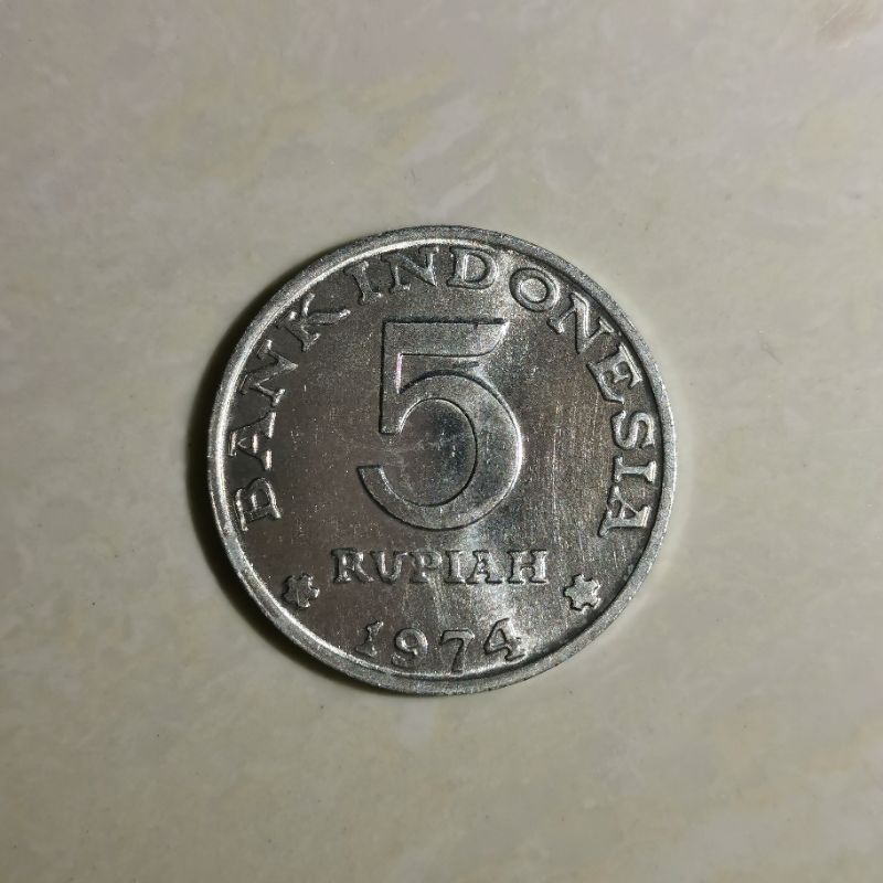 Jual [1 PCS] KOIN 5 RUPIAH TAHUN 1974 KELUARGA BERENCANA 100% ORIGINAL | Shopee Indonesia