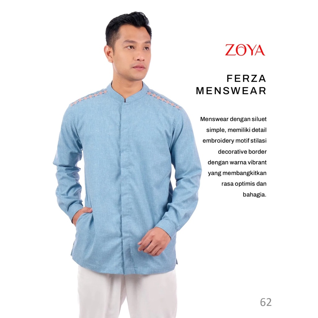 Jual BAJU KOKO BUSANA MUSLIM PRIA FERZA MENSWEAR BY ZOYA | Shopee Indonesia