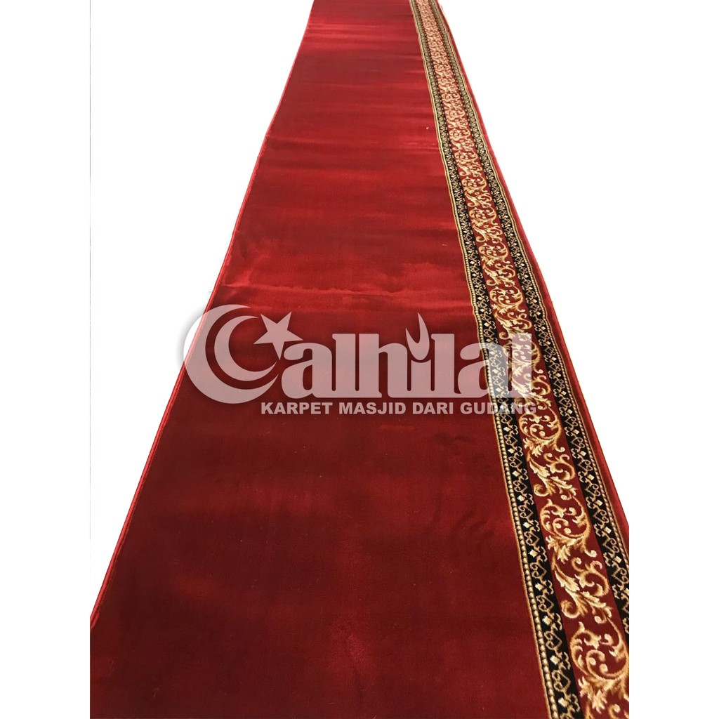 Jual Karpet Masjid Roll 120cm x 600cm Tebal Mewah Import Turki Warna ...