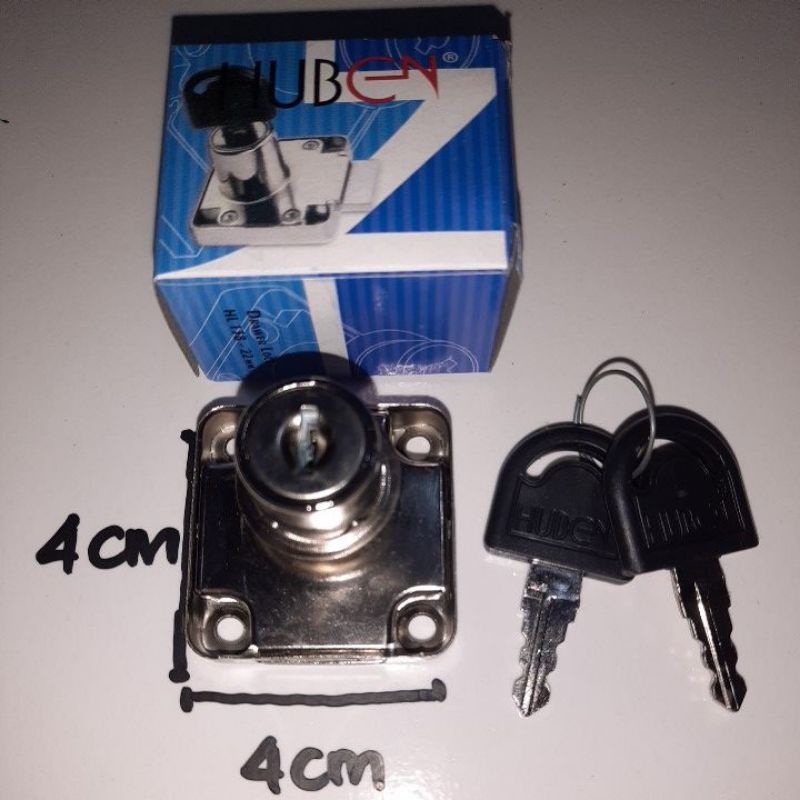 Jual Kunci laci meja kunci lemari huben tebal kunci locker drawer lock ...