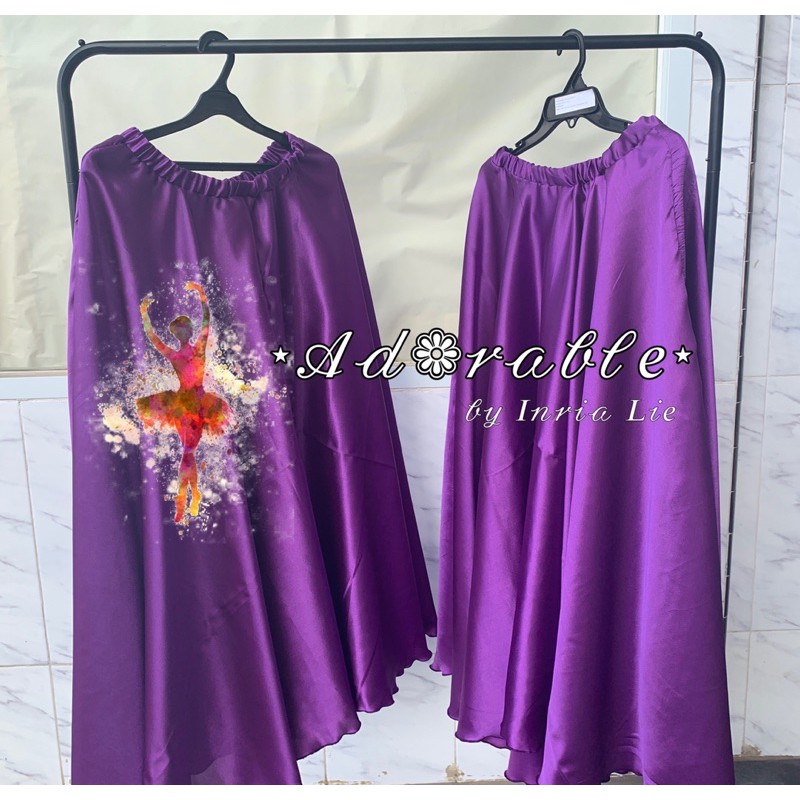 Jual Rok Satin/Silk Rok Tamborin (Payung) 1 pcs | Shopee Indonesia