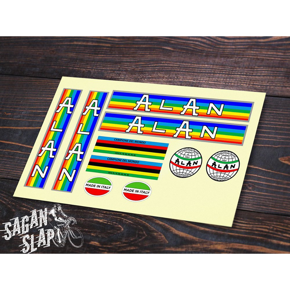 Jual Stiker & Decal frame sepeda ALAN | Shopee Indonesia