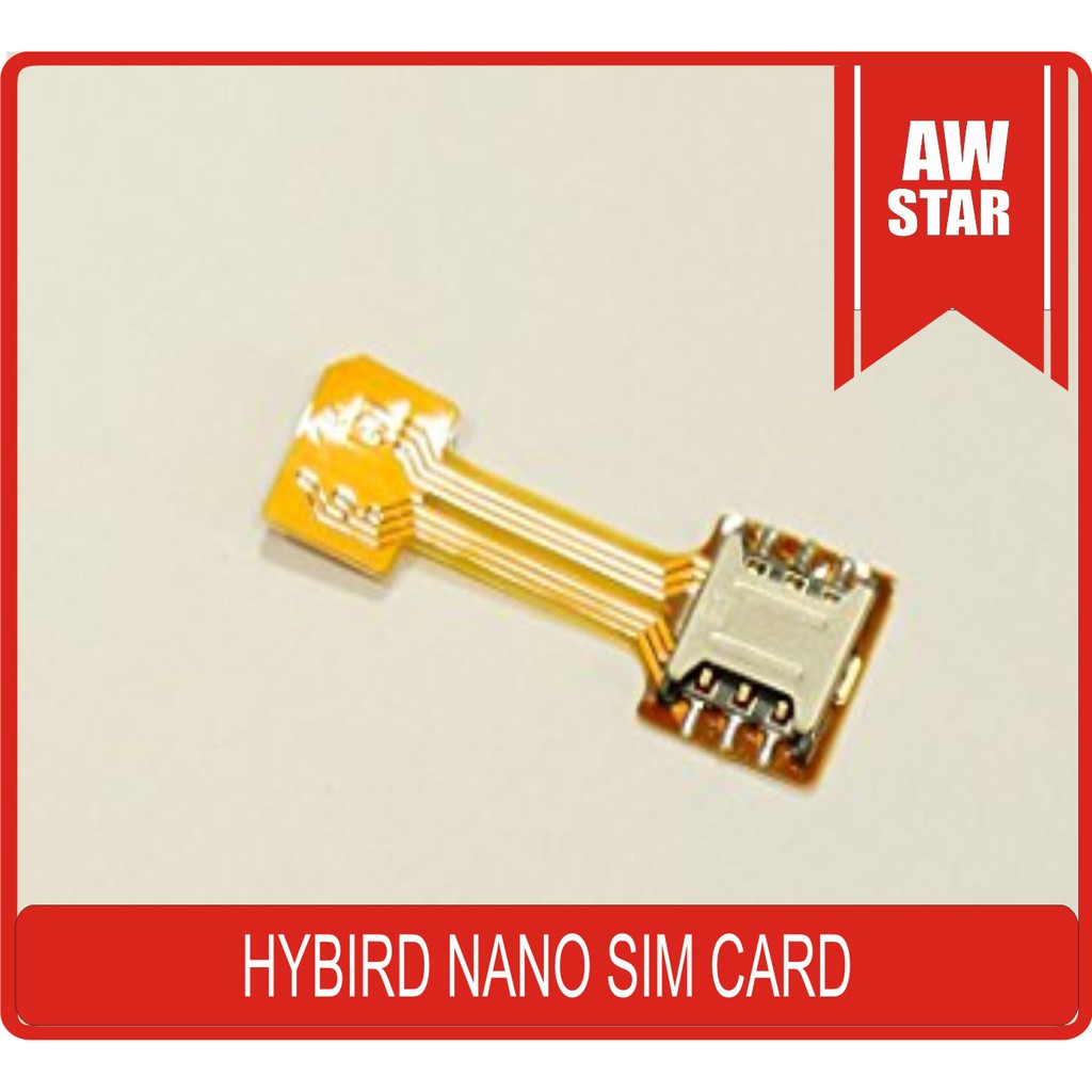 Jual nano extender hybrid slot sim xiaomi ( dual sim converter ...