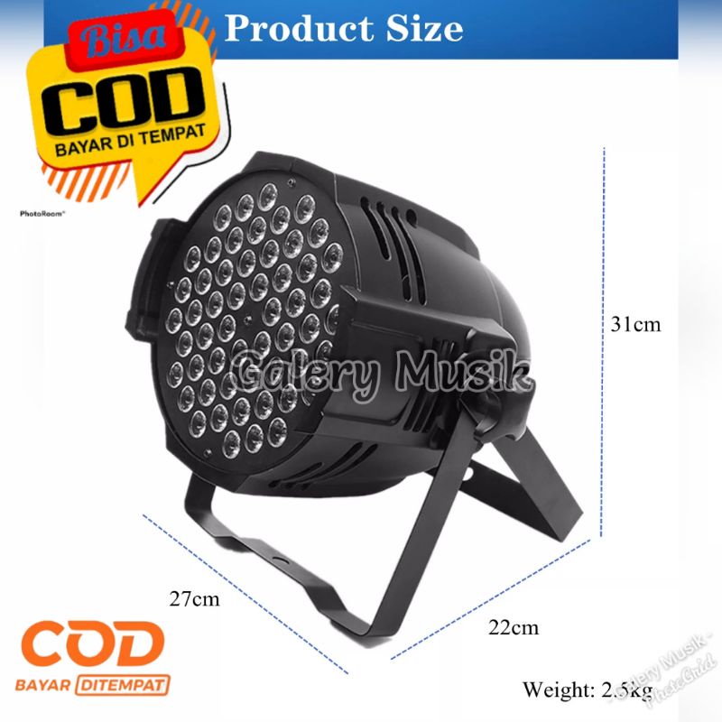 Jual Parled 54LED RGBW 4in1 Tempat CocokDisco, DJ, Night Club, Panggung ...