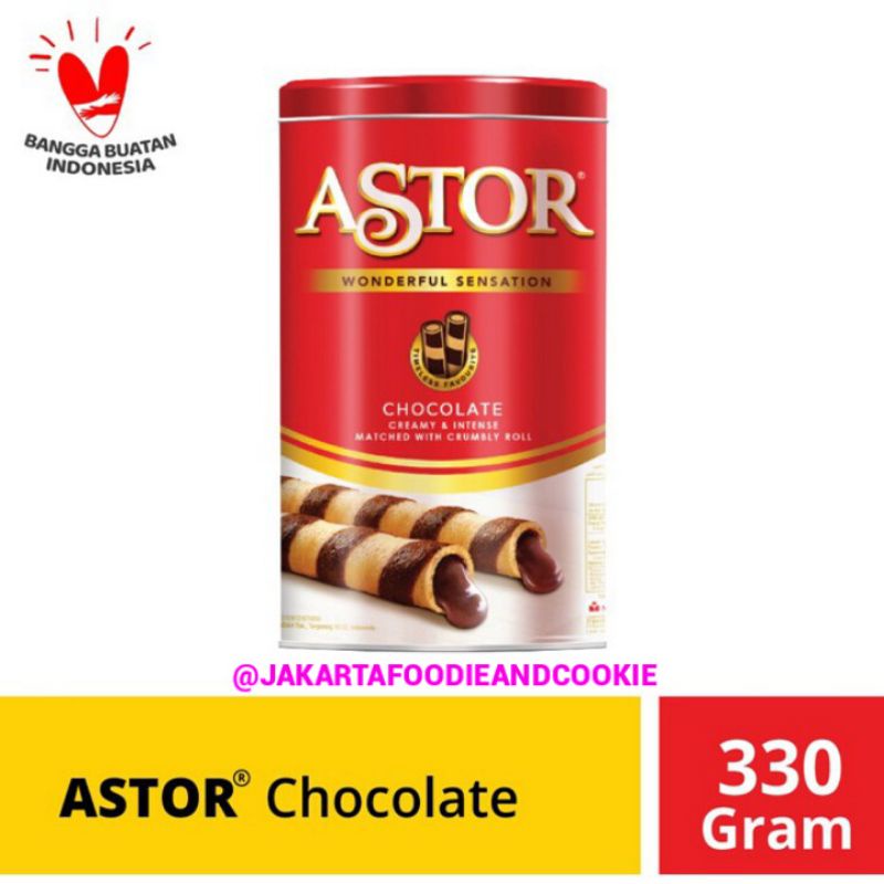 Jual ASTOR Kaleng 330g / Wafer Stick Double Coklat | Shopee Indonesia