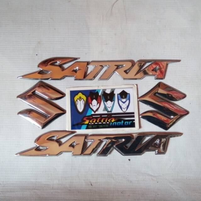 Jual Logo emblem satria dan s satria fu black predator | Shopee Indonesia