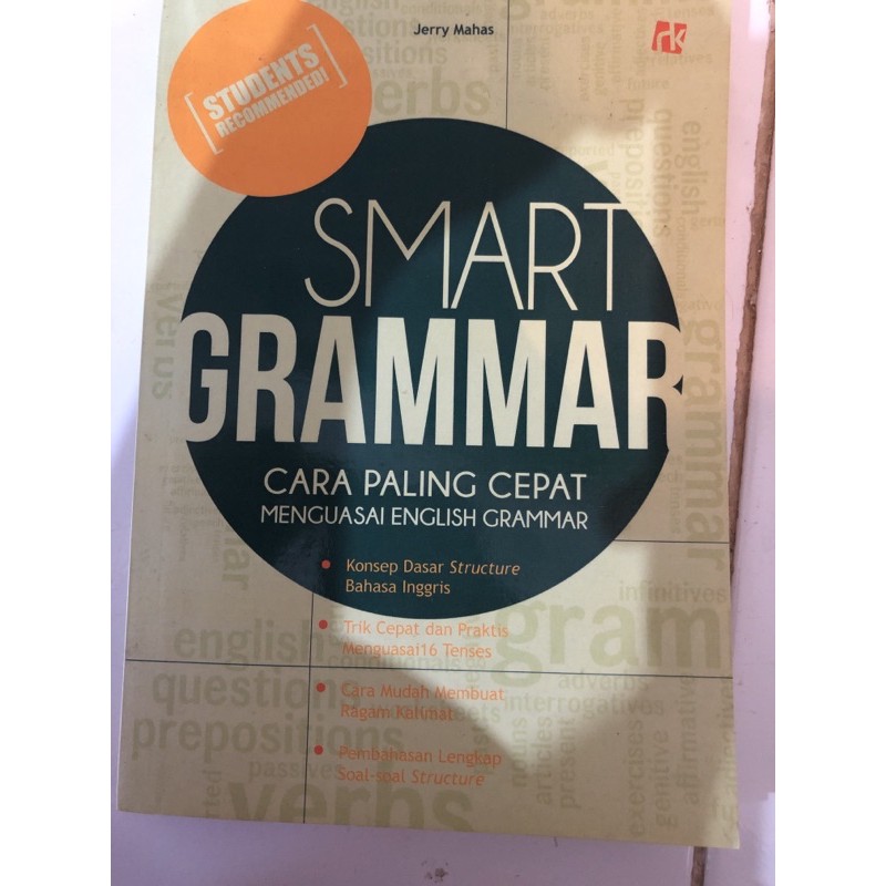 Jual Buku Second Smart Grammar Cara Paling cepat menguasai English ...
