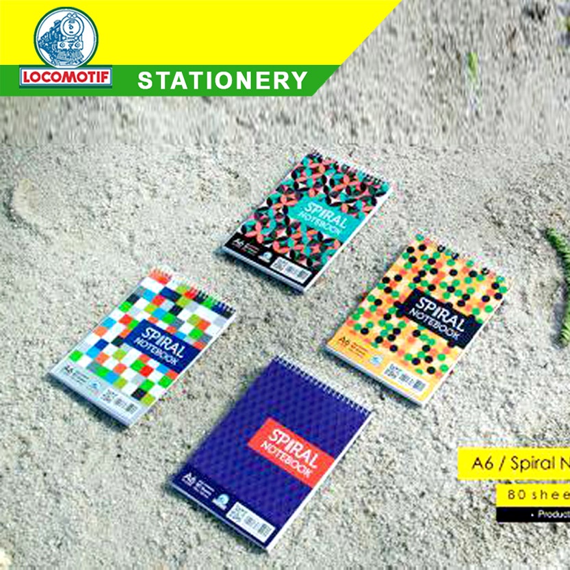 Jual Locomotif Blocknote Spiral A6 | Shopee Indonesia