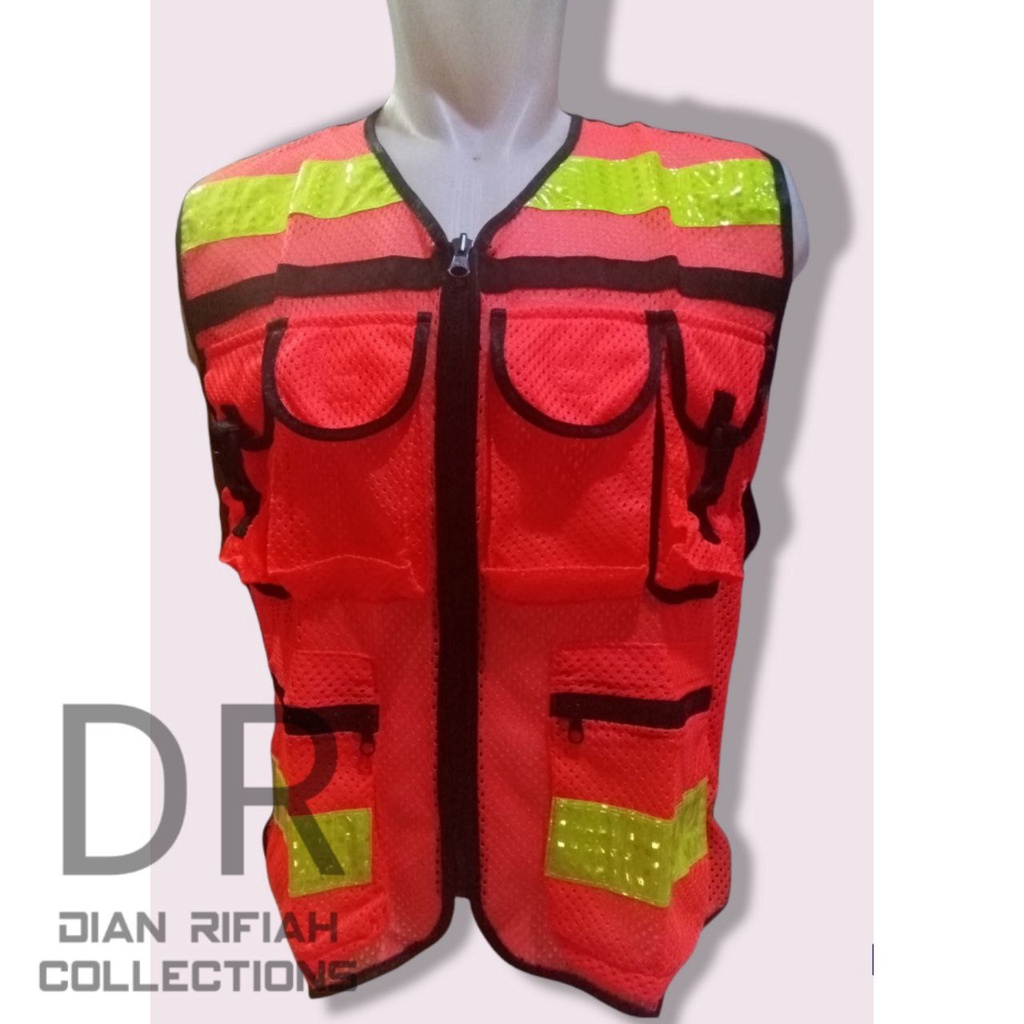 Jual Rompi Safety | Rompi Proyek | Rompi Tambang | Rompi Gamblok Orange ...