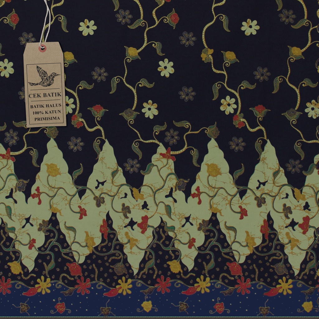 Jual kain batik - Motif Paras Madura Rang-Rang Bunga Unik Warna Dasar ...