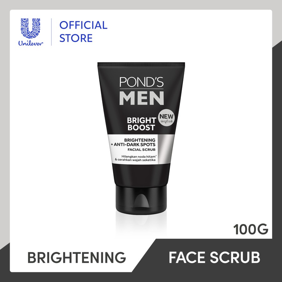 Jual Ponds Men Facial Wash Bright Boost 100G 100 GR Pencuci Muka Pria ...