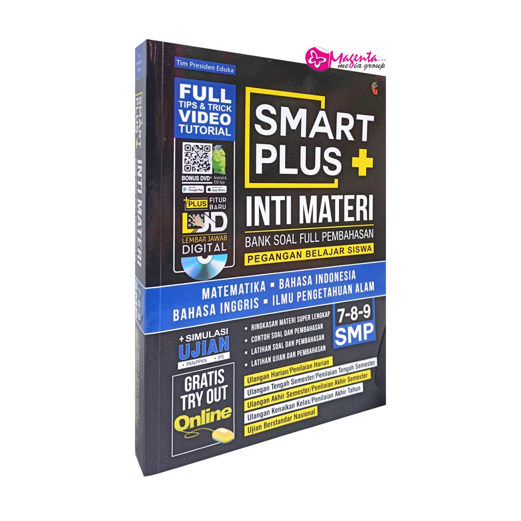 Jual Buku Pelajaran SMP Smart Plus Smp/Mts Inti Materi Bank Soal Full Pembahasan | Shopee Indonesia