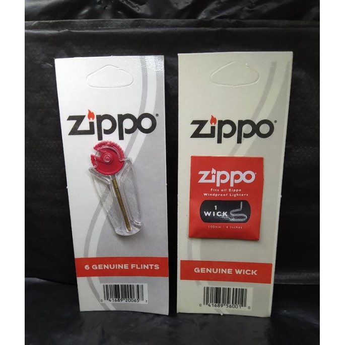 Jual genuine wick & flint batu api zippo & sumbu zippo original ...
