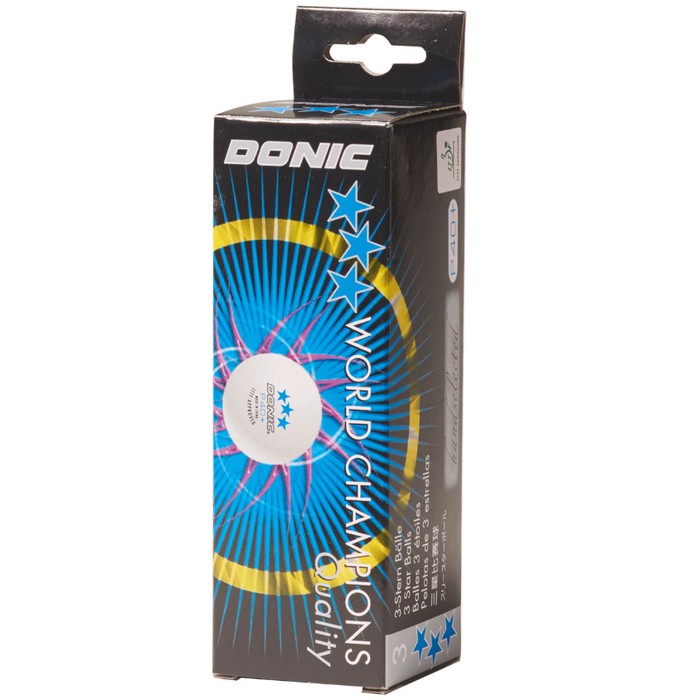 Jual Bola Donic P40+ Plus Bintang 3 Star Tenis Meja Pingpong Original | Shopee Indonesia