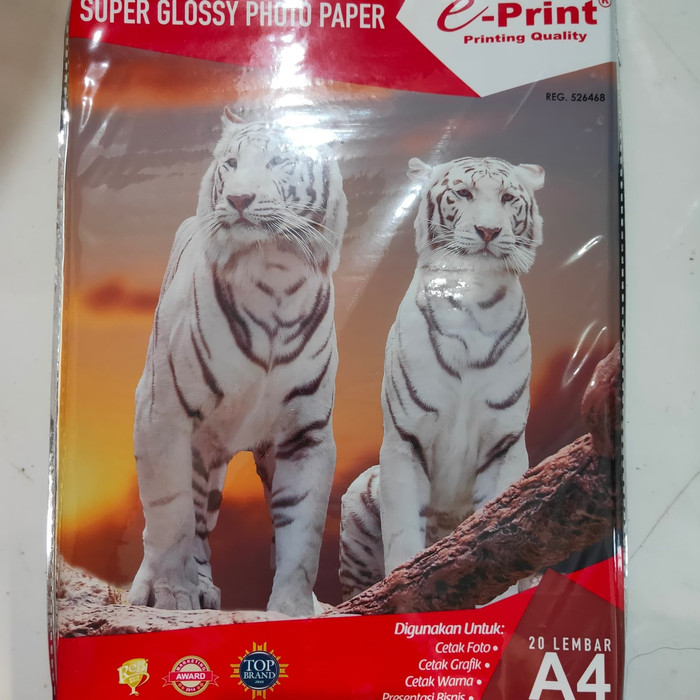 Jual Kertas Foto Glossy Eprint 230gsm | Shopee Indonesia