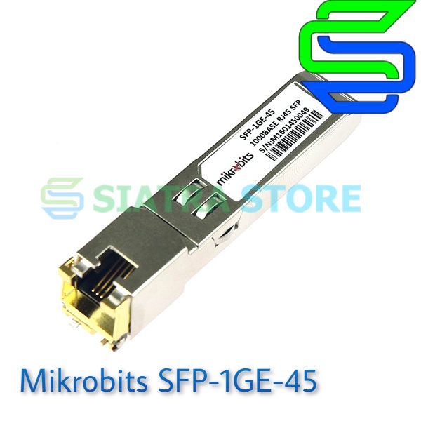 Jual Mikrobits SFP-1GE-45 Transceiver (RJ45) | Shopee Indonesia