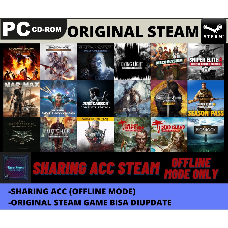 Jual 24 Game PC Game Sharing Original (Offline Only) (Offline Sharing ...