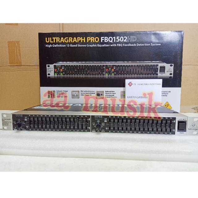 Jual EQUALIZER BEHRINGER FBQ1502HD 2x15 BAND STEREO ORIGINAL GARANSI 1 ...