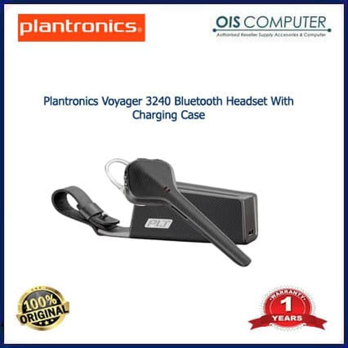 Jual Promo Plantronics Voyager 3240 Bluetooth Headset With Charging ...