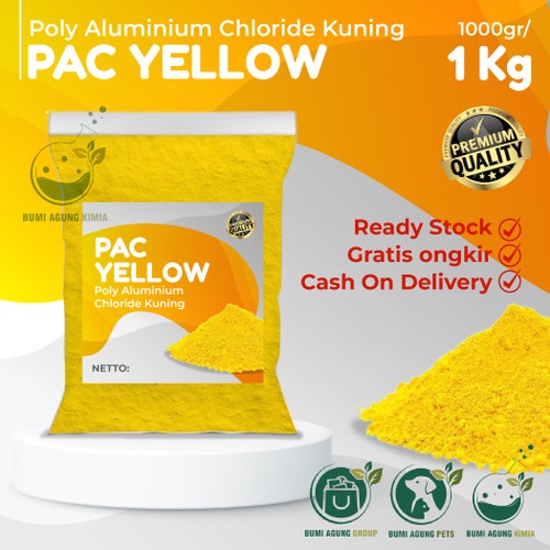 Jual PAC YELLOW / Poly Aluminium Chloride Kuning 0.5KG | Shopee Indonesia