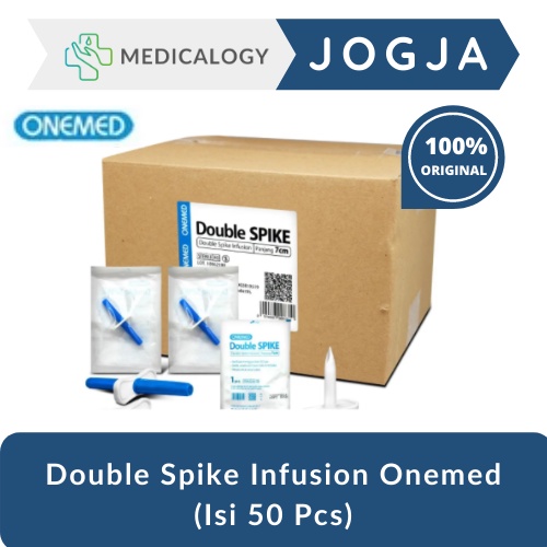 Jual Double Spike Infusion Onemed Box Isi 50 Pcs | Shopee Indonesia
