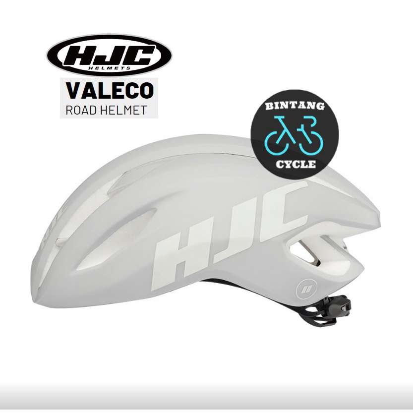 Jual HJC HELMET ROADBIKE VALECO MATT GLOSS OFF WHITE - Helm Sepeda ...