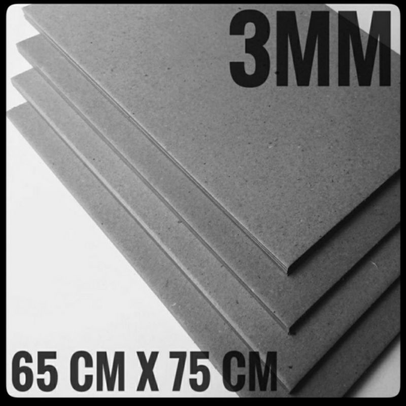 Jual 1 Pack Karton Board No.20 / 3 MM Uk 65 cm x 75 cm ( isi 20 Lembar ...