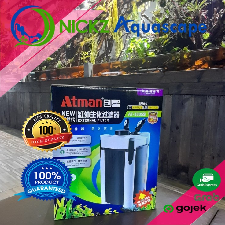 Jual CANISTER FILTER AQUASCAPE / ATMAN AT 3335S / EXTERNAL FILTER ...