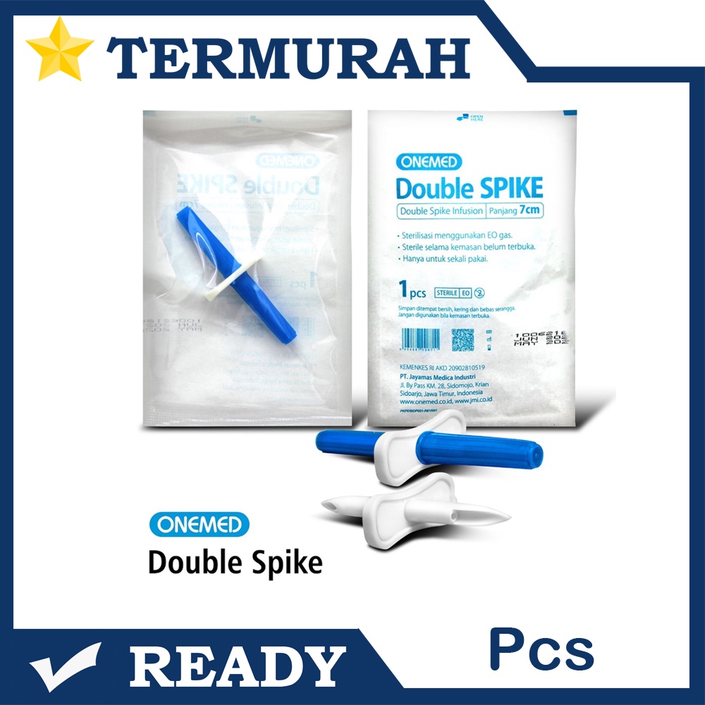 Jual Onemed Double Spike Infusion Alat Penusuk Botol Cairan Infus ...