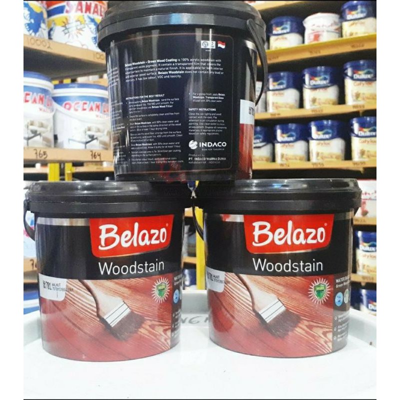 Jual BELAZO WOODSTAIN WATERBASED POLITUR PELITUR PLITUR KAYU JADI ...