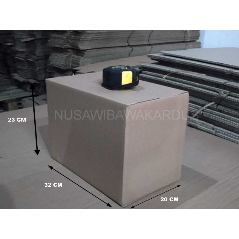Jual kardus indomie box packaging 32x20x23, murah, kotak karton ...
