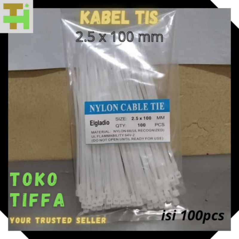 Jual Kabel Tis Cable Ties 2.5x10cm | Shopee Indonesia