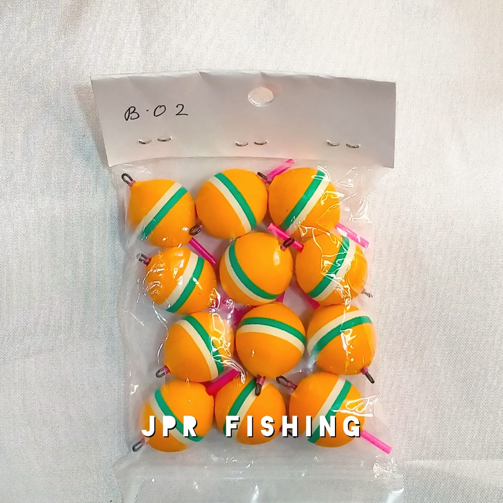 Jual B.02 - JPR Fishing Pelampung pancing busa isi 12 pcs | Shopee ...