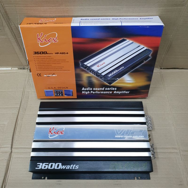 Jual Power Kicx HP 420 4 - 4 Channel - 4 ch - Power Audio Mobil Kick | Shopee Indonesia
