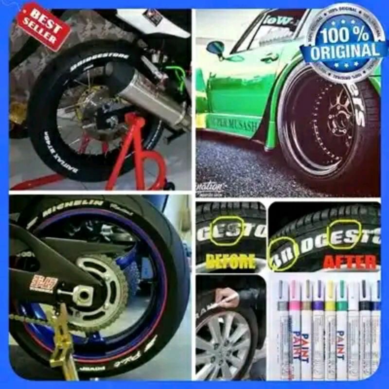 Jual spidol ban mobil motor | Shopee Indonesia