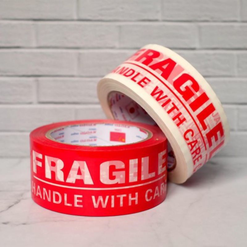 Jual Lakban FRAGILE Besar 1 roll | Shopee Indonesia