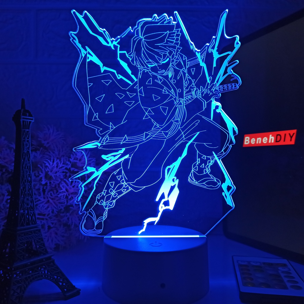 Jual LAMPU LED DEMON SLAYER PURINSU ANIME LIGHT MOOD HIAS KAMAR FIGURE ...