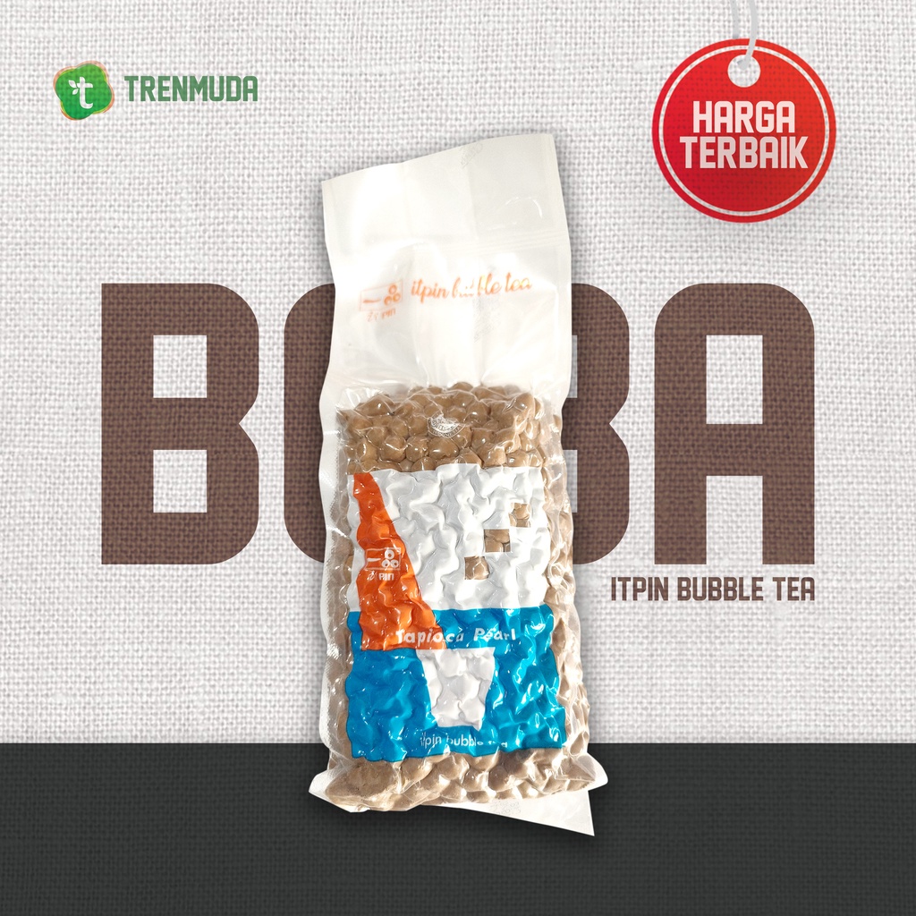 Jual BOBA PEARL ITPIN/BUBBLE TEA/TAPIOCA PEARL 1KG | Shopee Indonesia