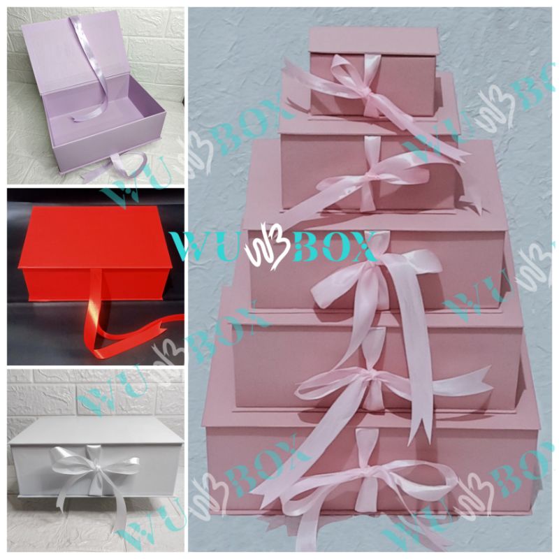 Jual KOTAK KADO/GIFT BOX/SOUVENIR KOTAK HADIAH SIMPLE EXCLUSIVE/HAMPERS ...