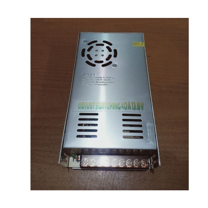 Jual power supply switching 13.8v adjustable 12v 40a 480w rig LED cctv ...