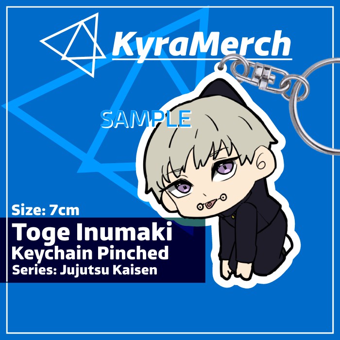 Jual Keychain Pinched Jujutsu Kaisen Toge Inumaki | KyraMerch Anime ...