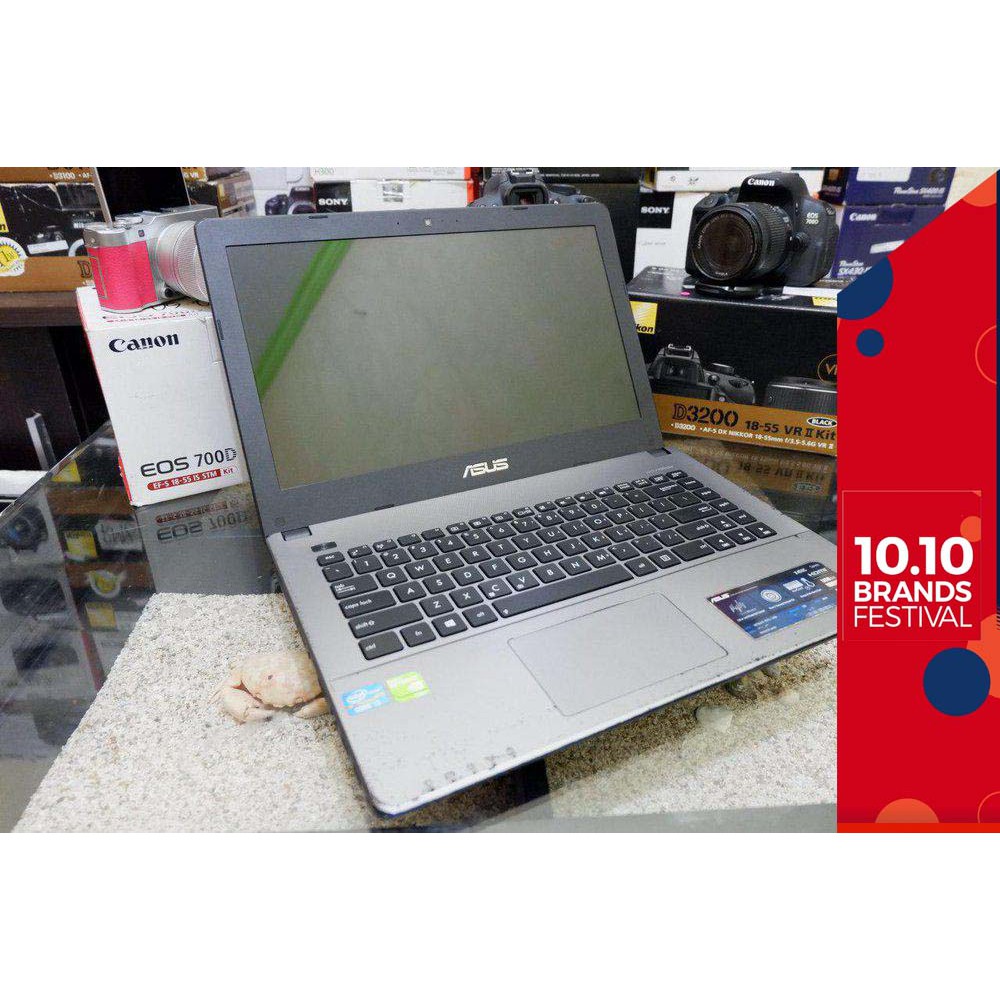 Jual Laptop Asus X450CC Core i3 ivy ram4gb Nvidia 720m Geforce Scu1745 ...