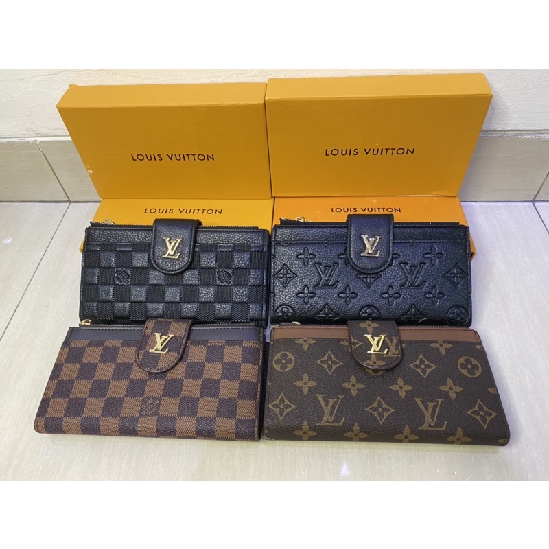 Jual WADIDAW!! DOMPET LV CAKEP PANJANG FREE BOX | Shopee Indonesia