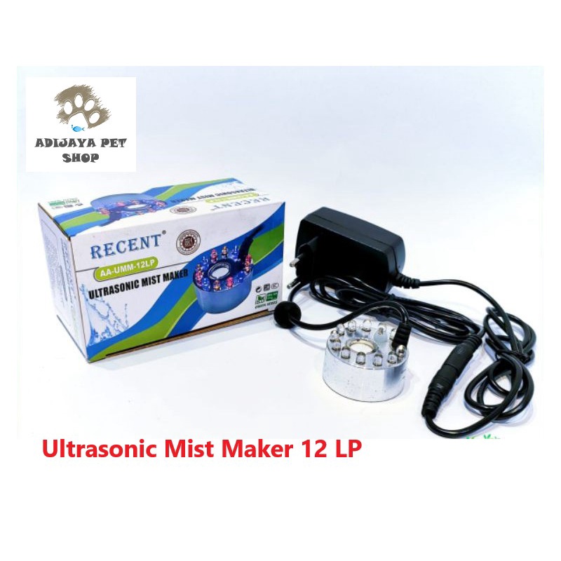 Jual Recent Ultrasonic Mist Maker AA UMM 12 LP (Alat Penghasil Asap ...