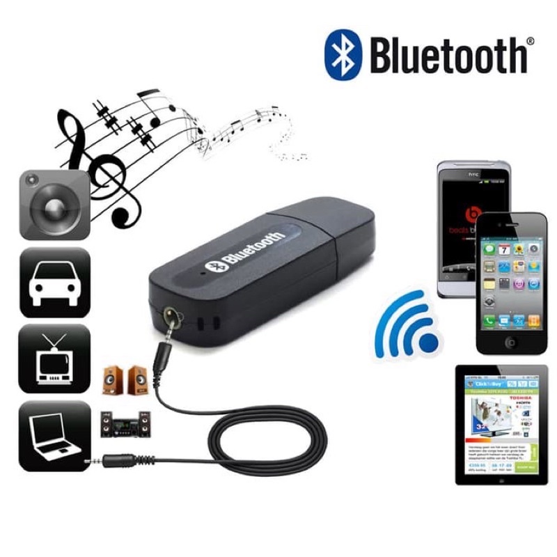 Jual Bluetooth Audio Receiver / usb wireless / speaker music stereo 3 ...