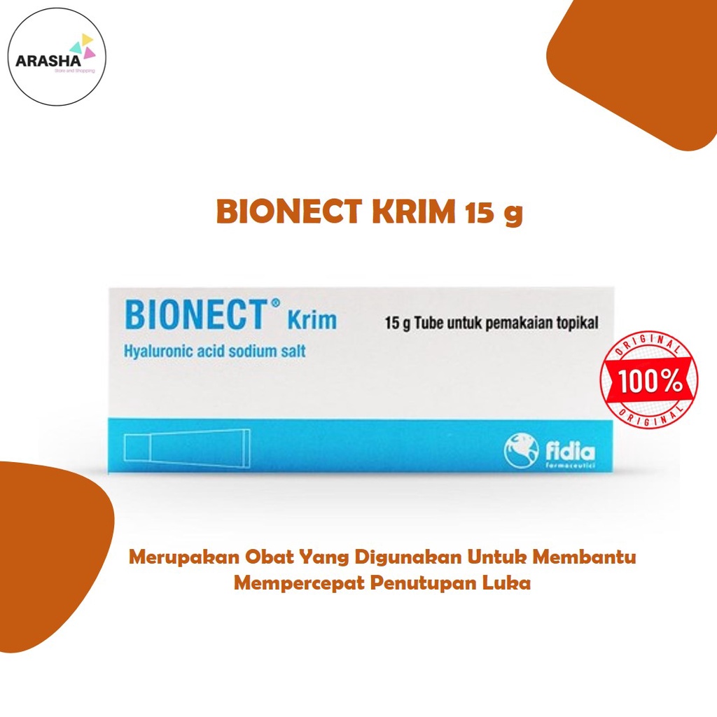 Jual BIONECT CREAM 15 GR Salep Luka Sayatan/Luka Operasi/Luka Bakar ...