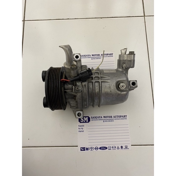 Jual kompressor ac compressor ac kompresor ac nissan latio original ...